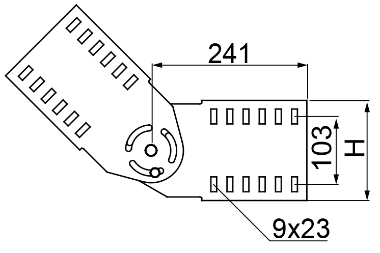 LGSUCH150 articulated connector, sheet thickness 2.0mm 270602 - Onninen ...
