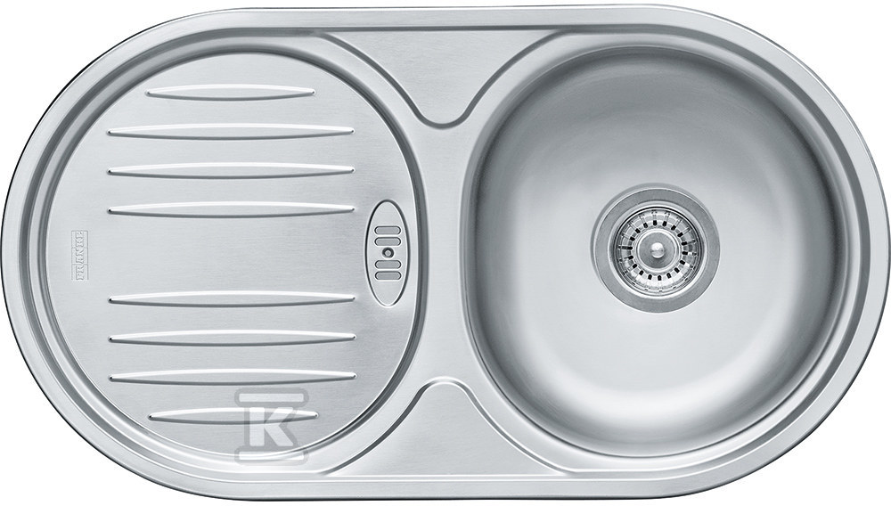 Built-in steel sink Baltic. Stainless steel, silk BTN 614 101.0056.784 ...