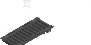 Cast iron grating FASERFIX SUPER 150, slotted SW 20, load class F 900 ...