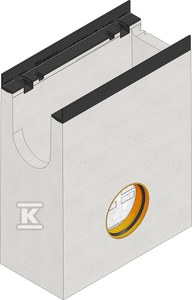 FASERFIX SUPER 150, galvanized chamber sediment trap, cast iron frames ...