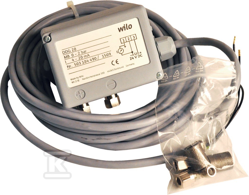 Czujnik różnicy ciśnień Wilo-DDG 40 (4-20mA) 2G VP. 2136458 - Hurtownia ...