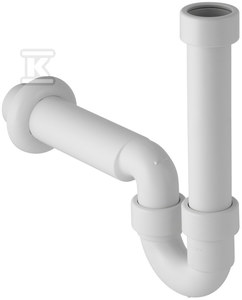 White siphon for washing machines or dishwashers d40 152.704.11.1 ...