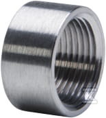 Stainless steel threaded socket, short nut 1 " 6272-100 - Onninen Wholesale