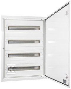 Flush-mounted distribution box 4x24 modules IP54 DARP-96 QUITELINE 9. ...