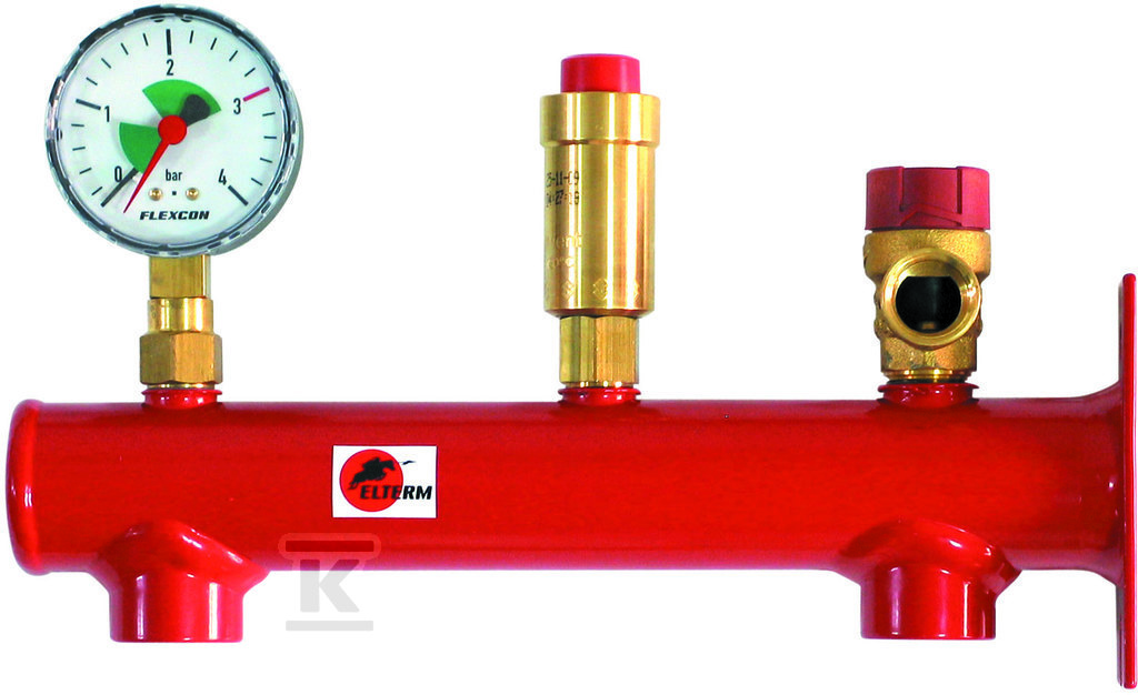 Central heating safety group 3 bar, with automatic air vent, safety ...