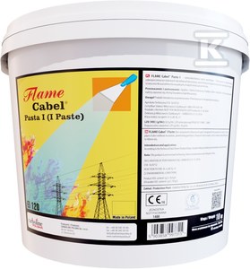 Flame Cabel PASTA I fire-retardant paste, 10 kg commercial packaging FC ...
