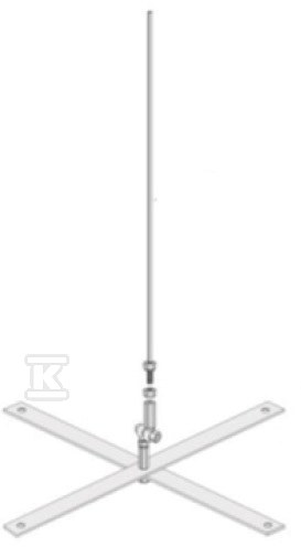 H = 2000mm mast for trapezoidal and seam sheets KM FW122AL - Onninen ...