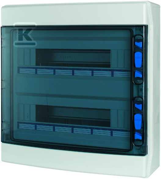 IP65 surface-mounted distribution board without rails IKA-2/36-ST-OT ...