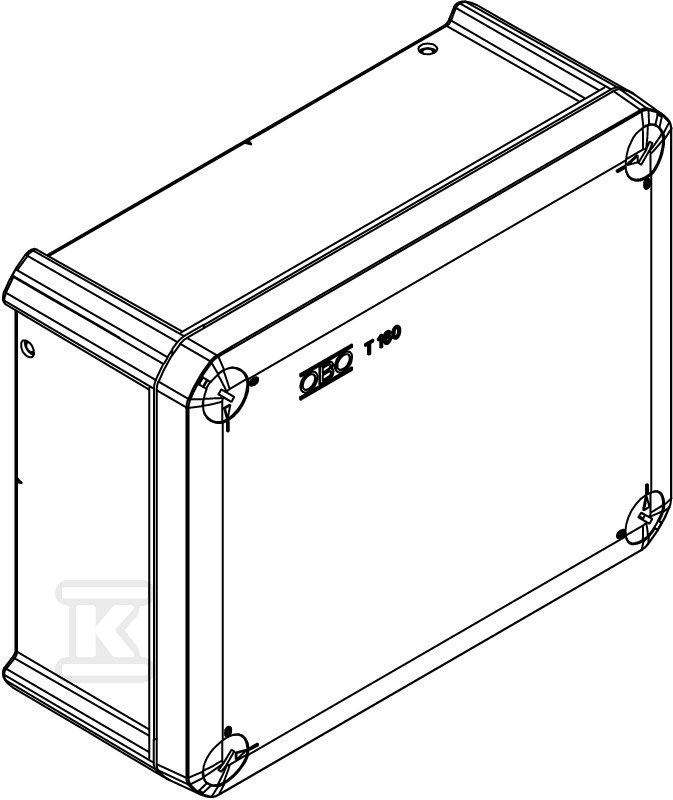 Puszka odgałęźna typ T 160 E 10-5 7205524 - Hurtownia Onninen