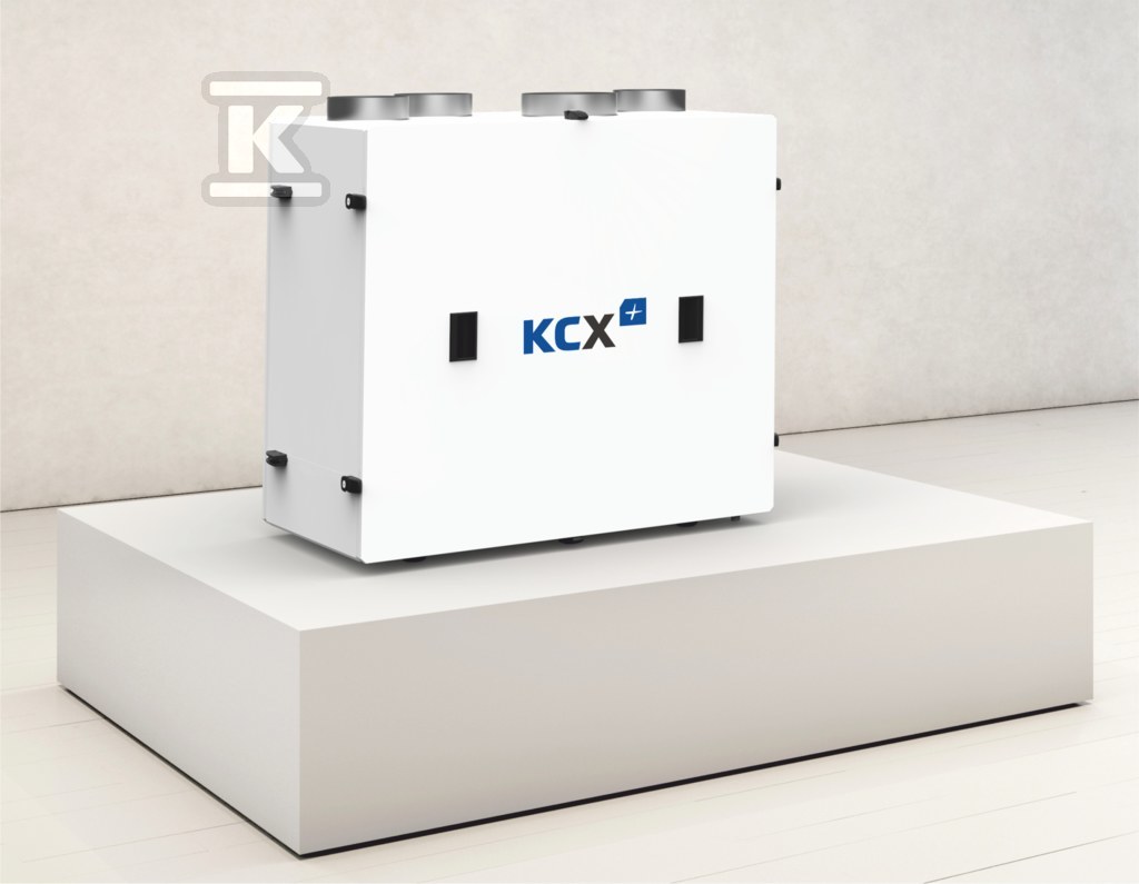 Heat recovery unit with counter-flow cross-flow heat exchanger KCX+300 ...
