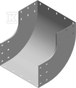 Internal bend 90 ° LZWP500H200, sheet thickness 1.5 mm 371850 - Onninen ...