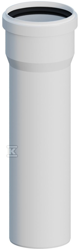 Rura kominowa prosta PP L2000mm DN125mm z uszczelką [EPDM] 19125T ...