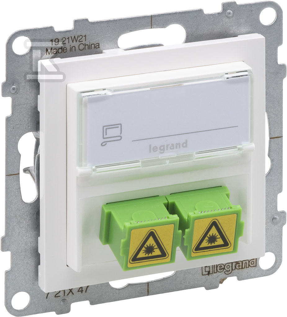 Single Fiber Optic Socket SC/APC, WHITE SUNO 721147 - Onninen Wholesale
