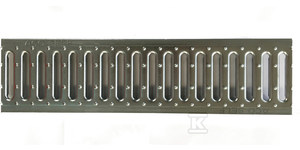 Galvanized steel grate with transverse bridges for ACO Gala G100 100cm ...