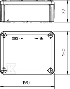 Cable junction box type T 160 E 10-5 7205524 - Onninen Wholesale