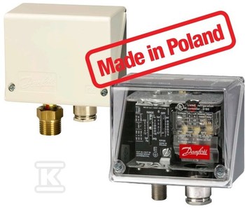 Pressure switch type KPI35, range -0.2 to 8 bar, mechanical ...
