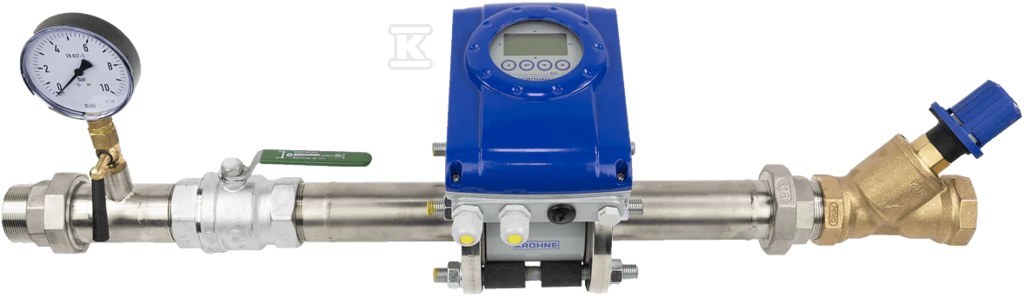 Układ pomiarowy UP40 składający się z ciśnieniomierza, przepływomierza ...