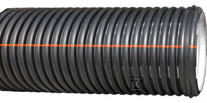 Rura drenarska PP K2-DREN DN/OD 315 (6m), SN10, typ MP (sącząco-przepływowa, perforacja w górnej ...