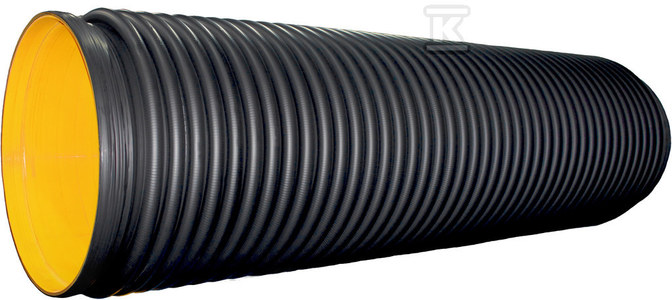 Rura kanalizacyjna zewnętrzna PEHD K2-KAN XXL DN/ID 800x6000 SN16, kielichowa korugowana 2 ...