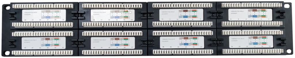 Patch Panel Cat 6 48 port PATCH PANEL 19'' CAT6 48P 19-PATCH PANEL 19 ...
