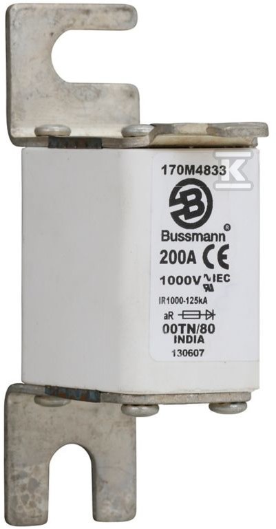 Wkładka szybka, 200 A, AC 1000 V, rozmiar 00,30 x 47 x 98 mm, aR, DIN ...