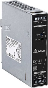 DELTA LYTE II, DIN rail power supply 12V/10A 120W DRL DRL-12V120W1EN ...