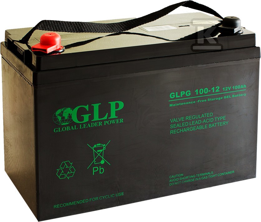 Battery VRLA GEL 12V/100Ah M8 GLPG 100-12 - Onninen Wholesale