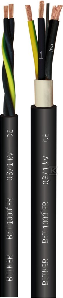 Control cable BiT 1000®FR 2x1.0 mm2 0.6/1 kV drum S66205 - Onninen ...