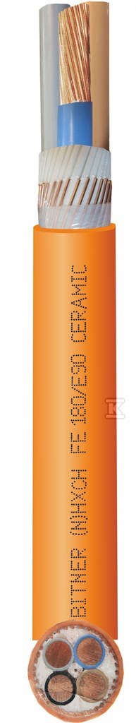 Fire-resistant power cable (N)HXCH FE180/E90 2x25 RM/16 B60642 ...