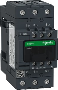 Stycznik mocy TeSys D 40A 3P 1NO 1NC cewka 120VAC zaciski EVK ...