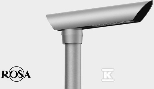 Oprawa ISKRA LED ALFA 12 PROG. 4000 K, optyka DW, anodowana inox-czarny ...