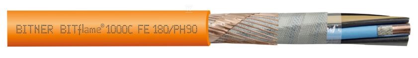 Fire-resistant power cable BiTflame 1000C FE180/E90 4x16 RE/16 B62530 ...
