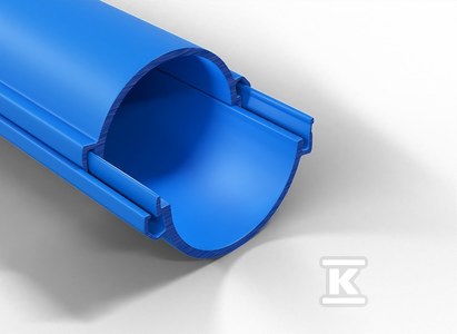Rura dzielona w odcinkach średnica 110mm QRD 110 niebieska Odporność na ...