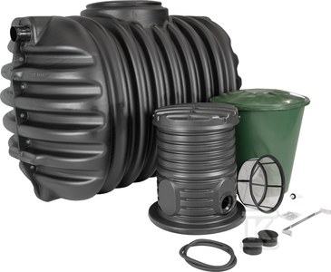 Zbiornik podziemny na deszczówkę - zestaw OGRÓD 4RAIN PROMO 3000L W-462 ...
