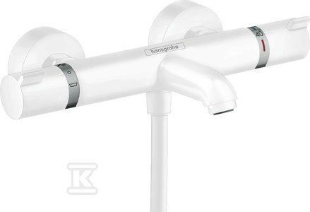 Bateria termostatyczna wannowa Ecostat Comfort, montaż natynkowy biały ...