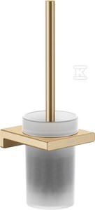 Szczotka toaletowa AddStoris z pojemnikiem, montaż ścienny brąz ...