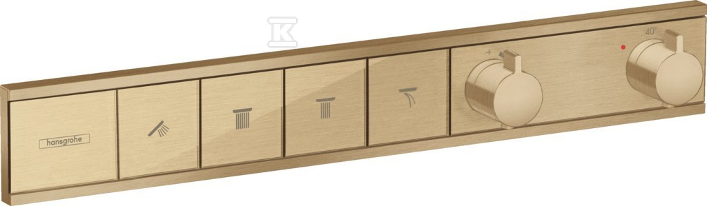 Bateria termostatyczna RainSelect, do 4 odbiorników, montaż podtynkowy ...