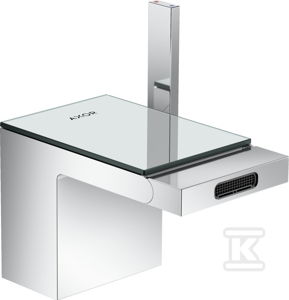 Bateria bidetowa AXOR MyEdition jednouchwytowa, z kompletem odpływowym ...