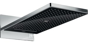 Rainmaker Select 580 3jet shower head chrome/black 24001600 - Onninen ...