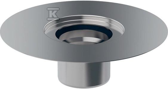 Stainless steel Geberit collar for floor drains 13x13cm 388.101.00.1 ...