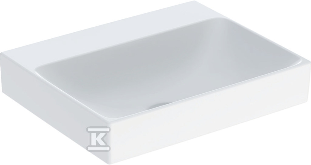 ONE Washbasin, countertop, rectangular, vertical drain, W50cm, D40cm ...
