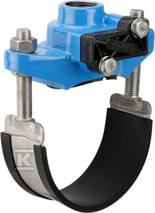 Drilling band with internal thread and cutting sleeve, DN150xGW2", PN16 ...