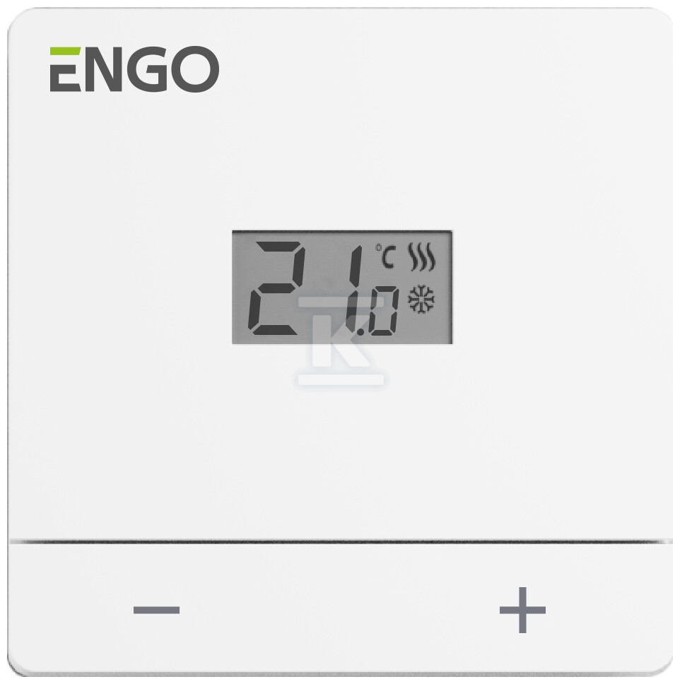 Regulator temperatury przewodowy, ENGO EASY-24W, dobowy, natynkowy, biały, 24V 932332923 ...