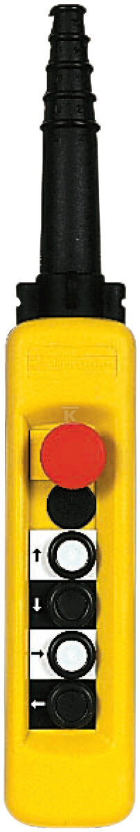 Kaseta sterownicza 4 przyciski standardowe i 1 awaryjny 1NC, 4x1NO ...
