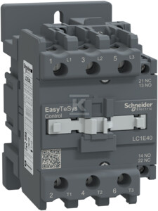 Power contactor, Easy TeSys Control, AC-3, 40A, 3P(1NO 1NC), coil 230V ...