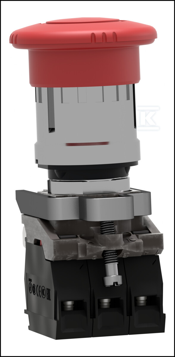 Kompletny przycisk zatrzymania awaryjnego, wyłączający alarm XB4 ...