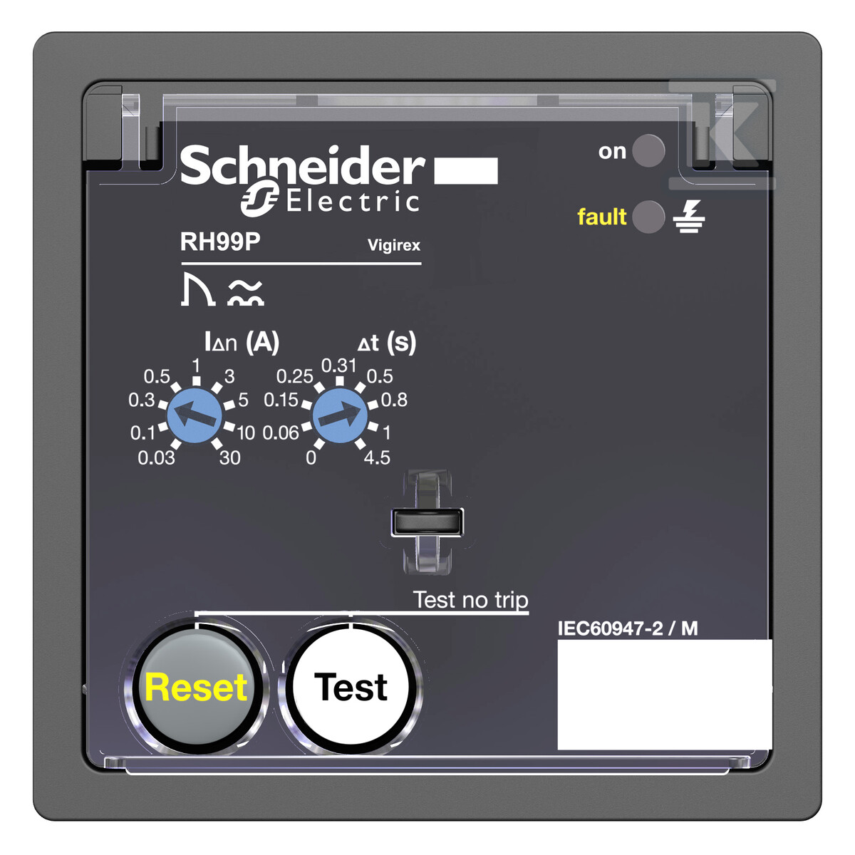 Przekaźnik różnicowy RH99P z automatycznym resetem 0.03-30A 56293 ...