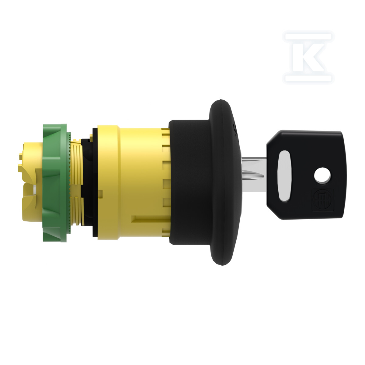 Push button head with latching mechanism Ø40 black plastic ZB5AS12 ...