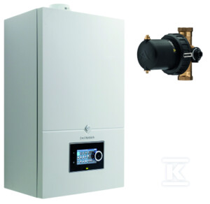Pakiet z kotłem gazowym kondensacyjnym Virtuens Smart 24 + Filtr magnetyczny XS90 A (Atom ...