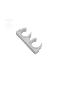 Plastic double bracket 2x20 WT Wavin PPR 3050990 - Onninen Wholesale